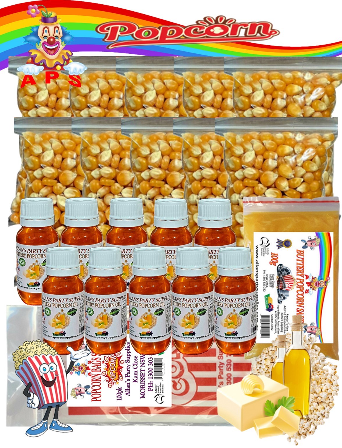 #3 APS,EXPRESS POST 100 Serve Popcorn Kit – Coast to Coast Gold Medal ...